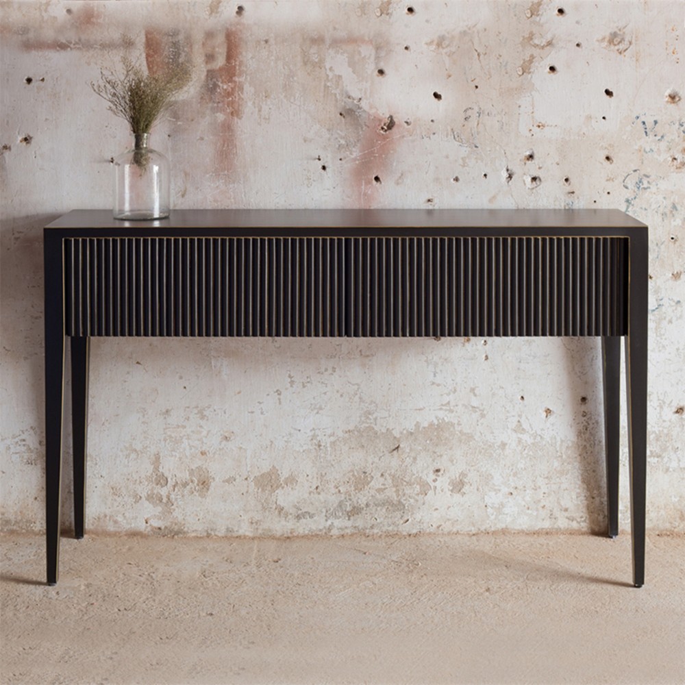 Black Wooden Console | Console Table | Arcedior