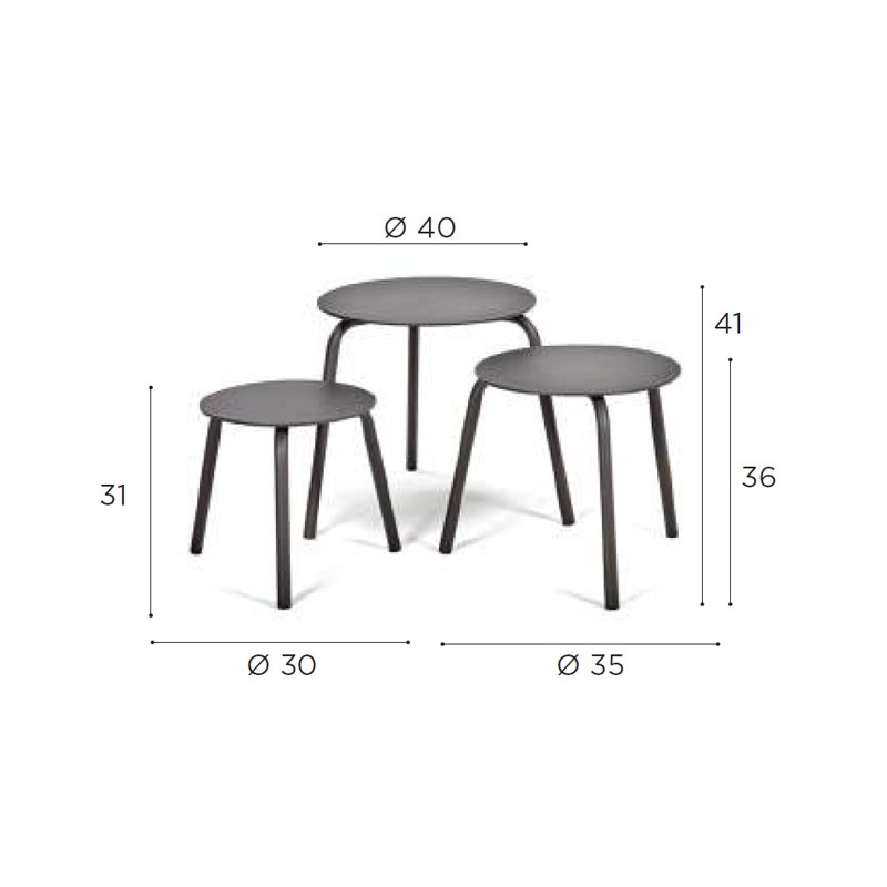 Samba | Outdoor Side Tables | Arcedior