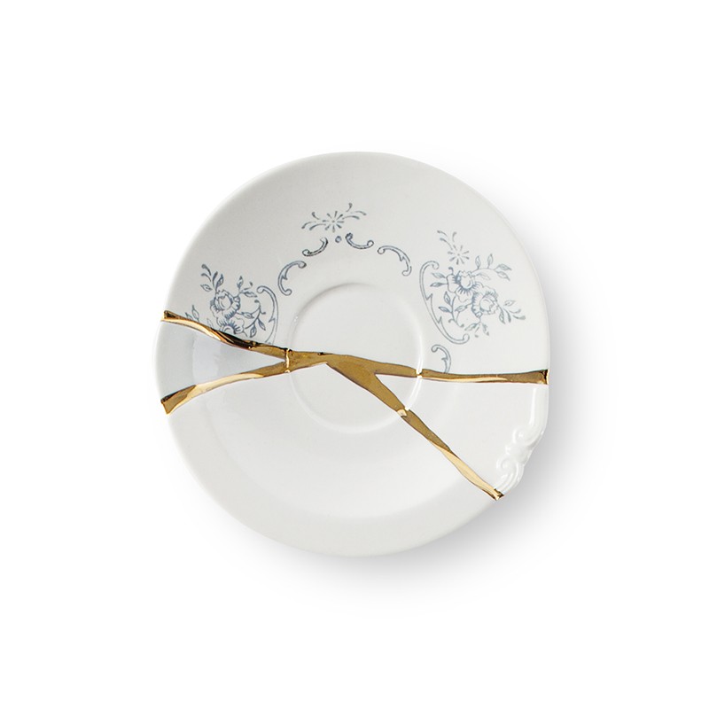 Kintsugi Coffee Cup With Saucer | Crockery | Arcedior