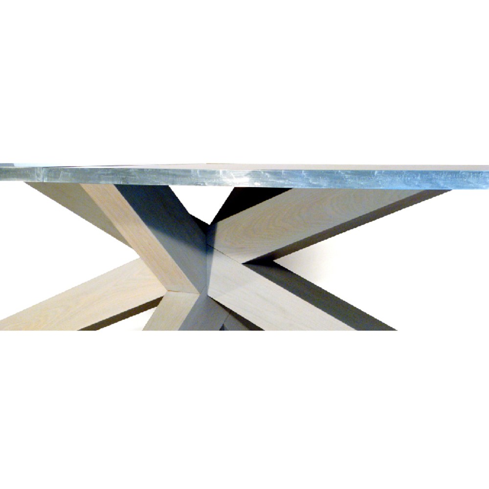 Crosstable Zinc Table | Dining Tables | Arcedior