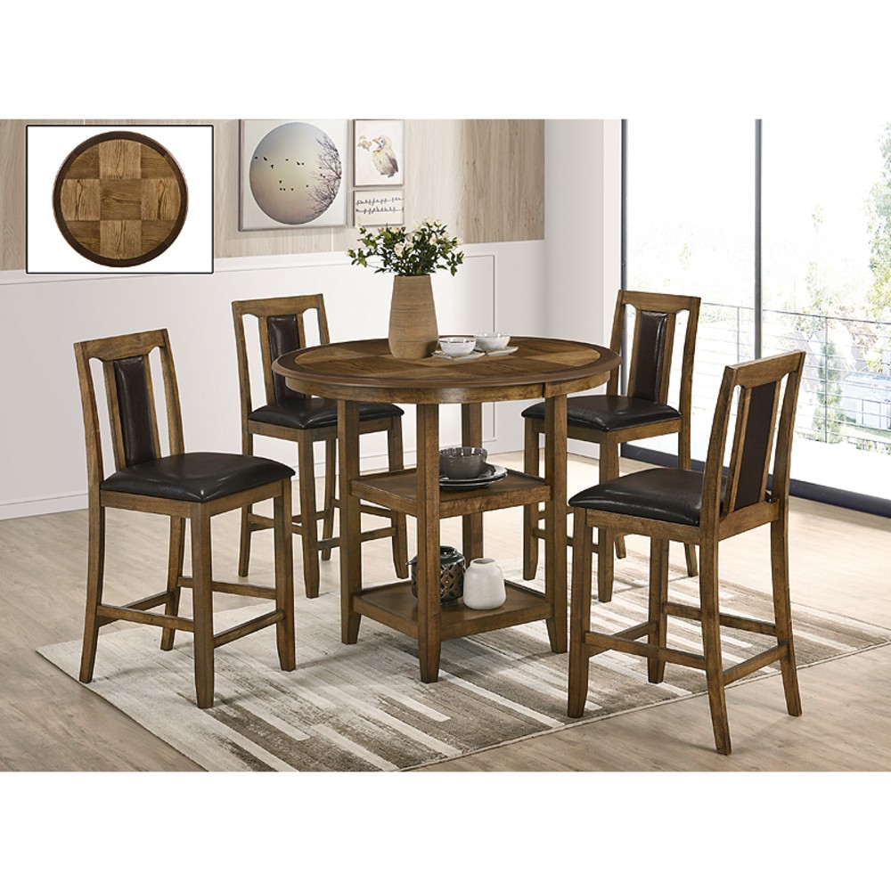Leona Counter Set With Salma Table | Arcedior