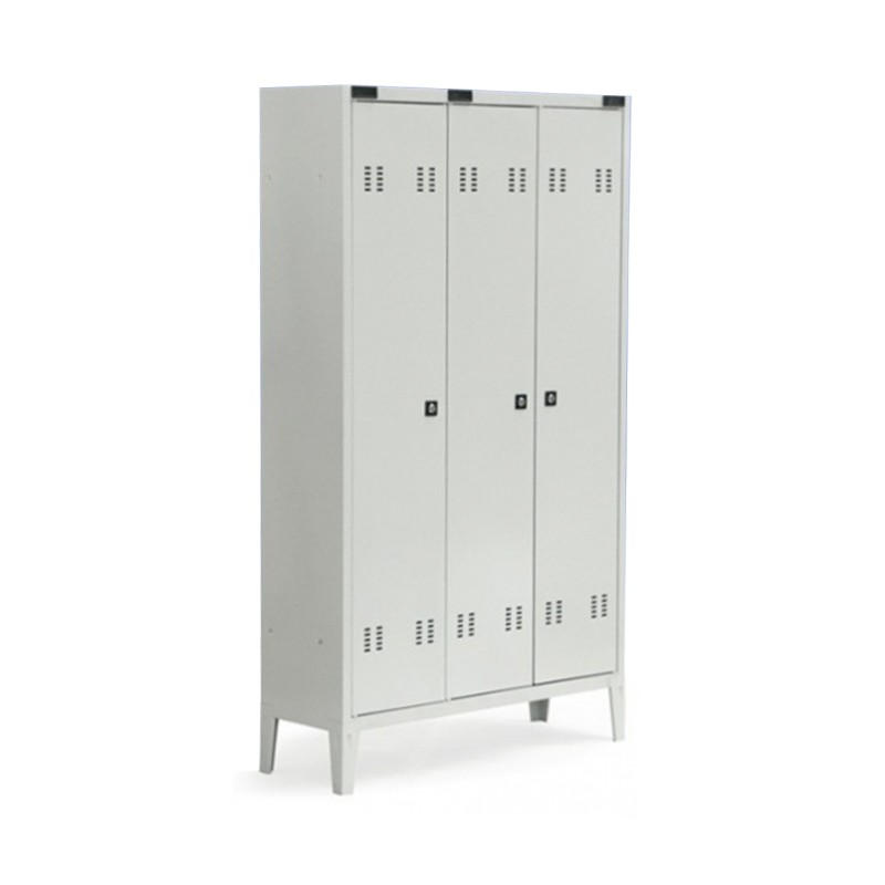 Locker 3 Painted Metal Seats | Lockers | Arcedior