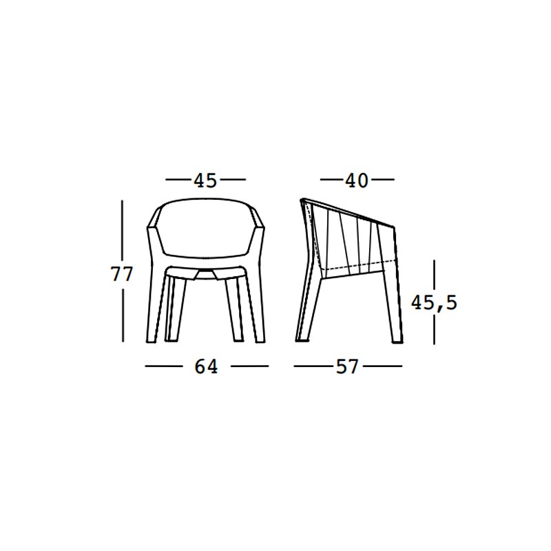 Frozen Chair | Restaurant Chairs | Arcedior