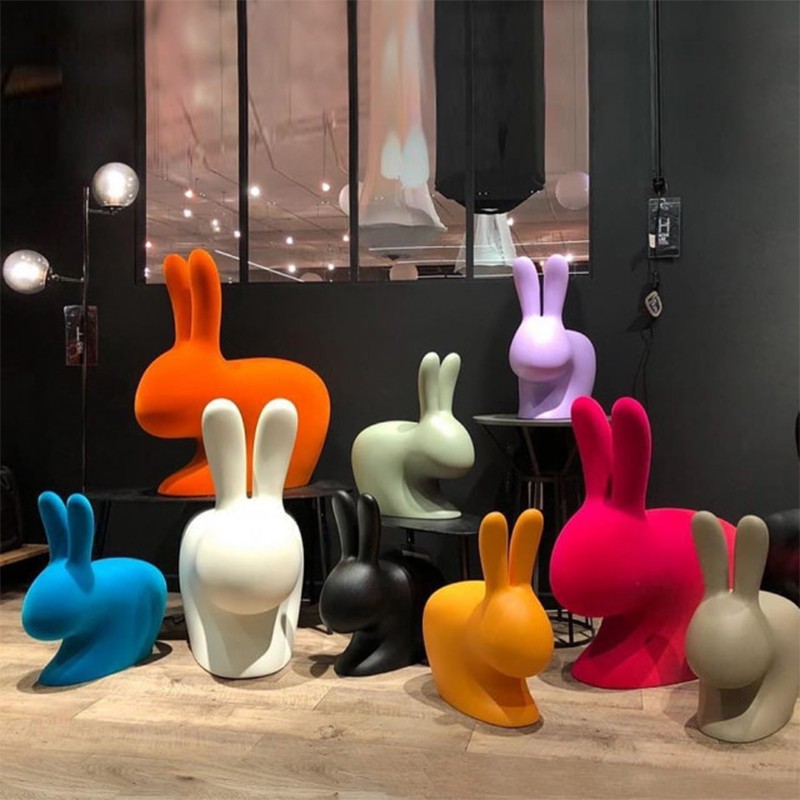 RABBIT CHAIR BABY VELVET FINISH | Kids Chairs | Arcedior