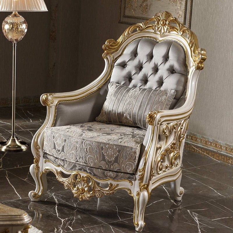 Sultan Cream Sofa Set | Living Room Sets | Arcedior