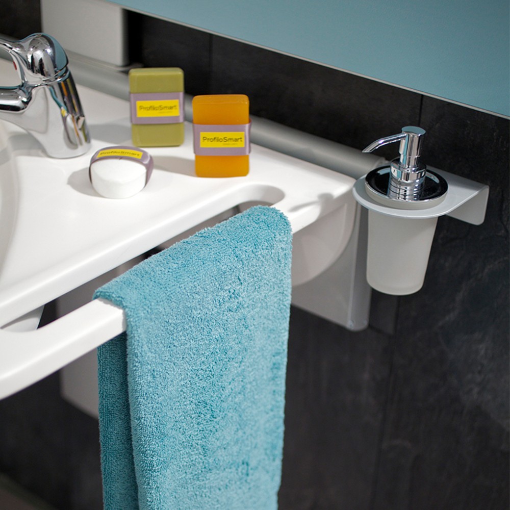 Wall Mounted Horizontal Track With Rounded Cover And Side Caps ...