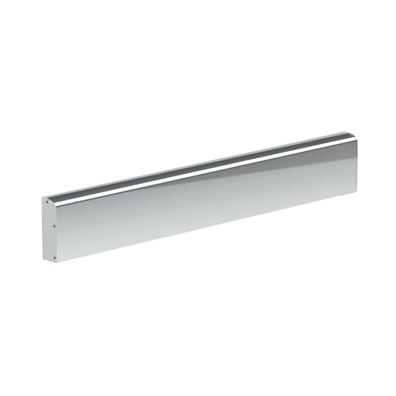 Wall Mounted Horizontal Track With Rounded Cover And Side Caps ...