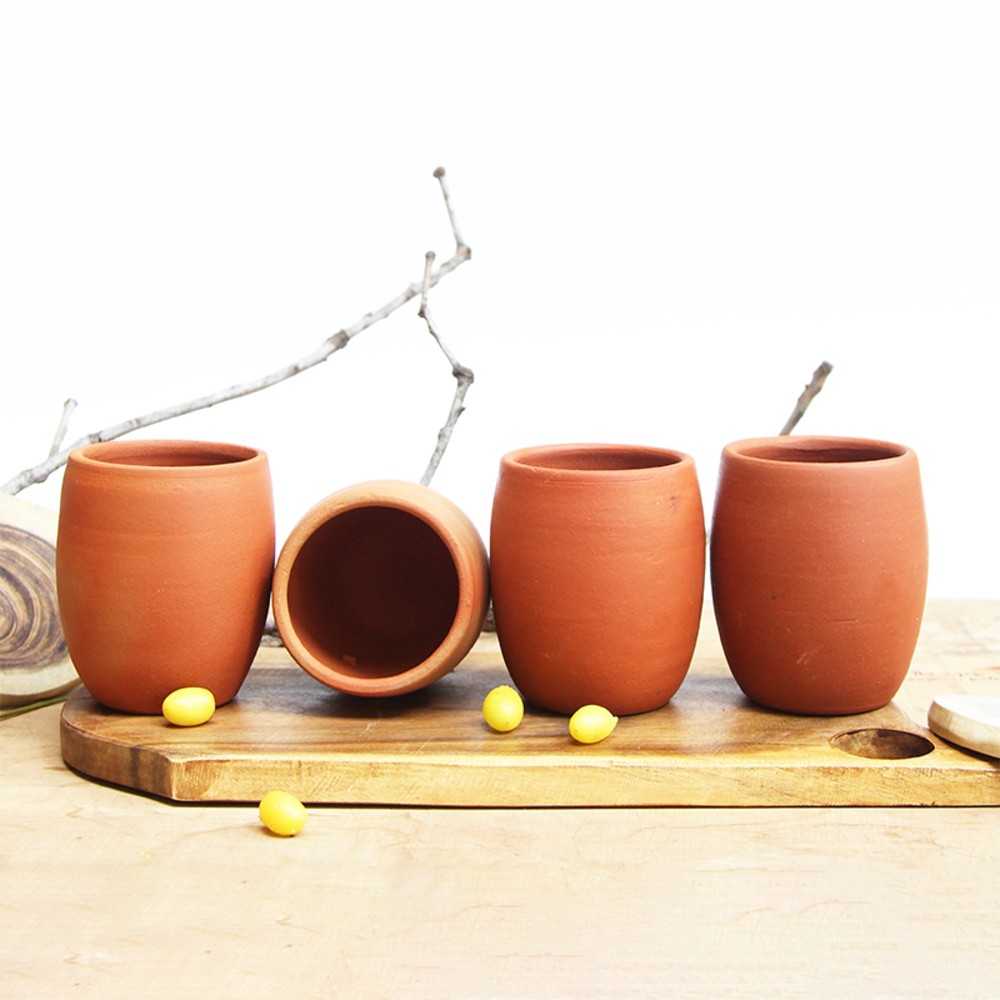 Bhumi - Terracotta Clay Water Kulhar | Crockery | Arcedior