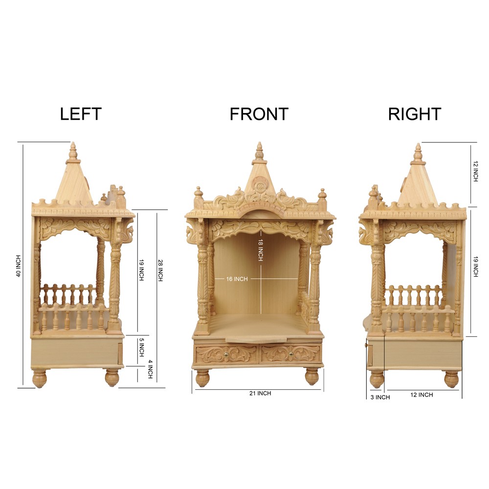 Compact Serenity: Mandir Designs for Small Homes and Flats.